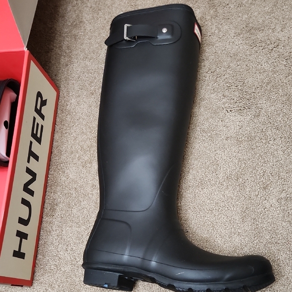 Hunter | Shoes | Hunter Womans Black Rain Boot | Poshmark